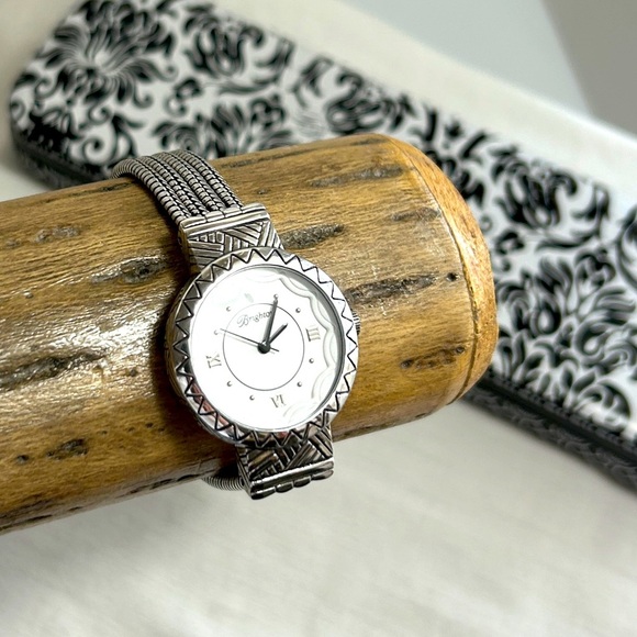 Brighton | Accessories | Brighton Acoma Watch Silver Plated With Band ...